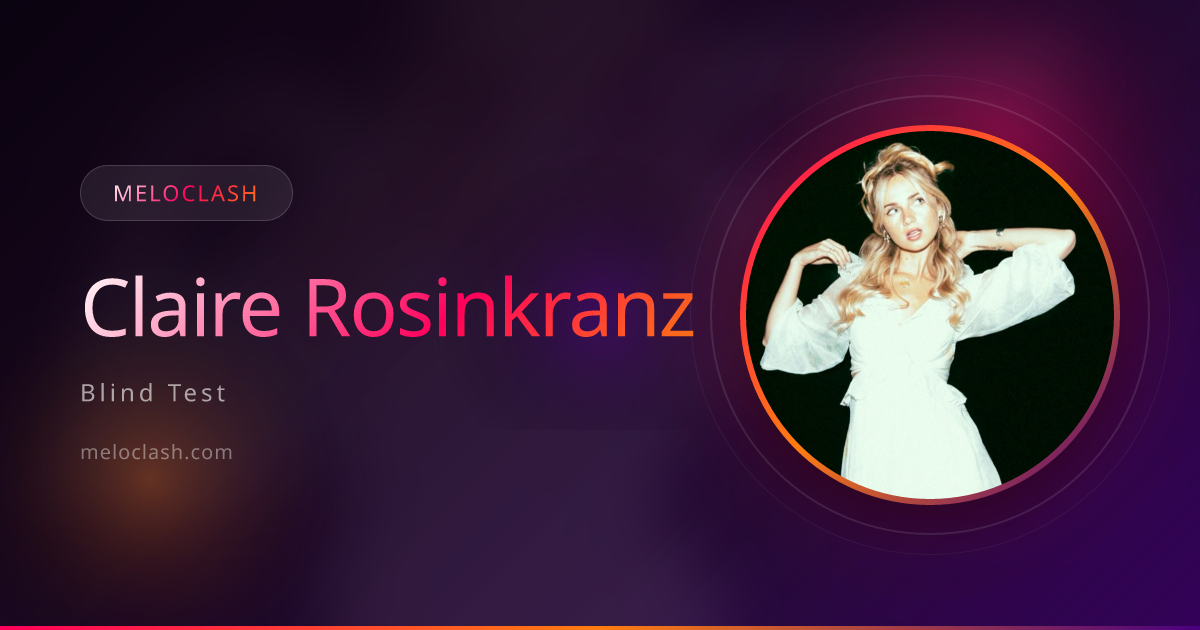 Blind Test Claire Rosinkranz - Quiz Musical
